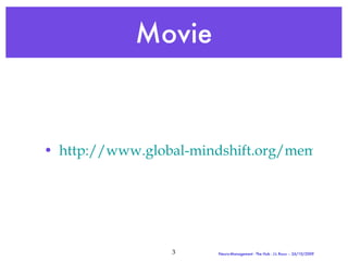 Neuro Management Hub 26 10 09 En | PPT