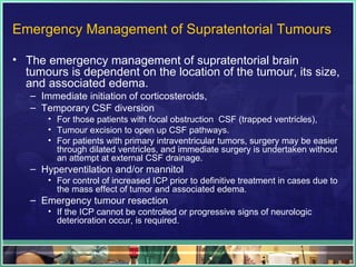 Neuro oncological emergency | PPT
