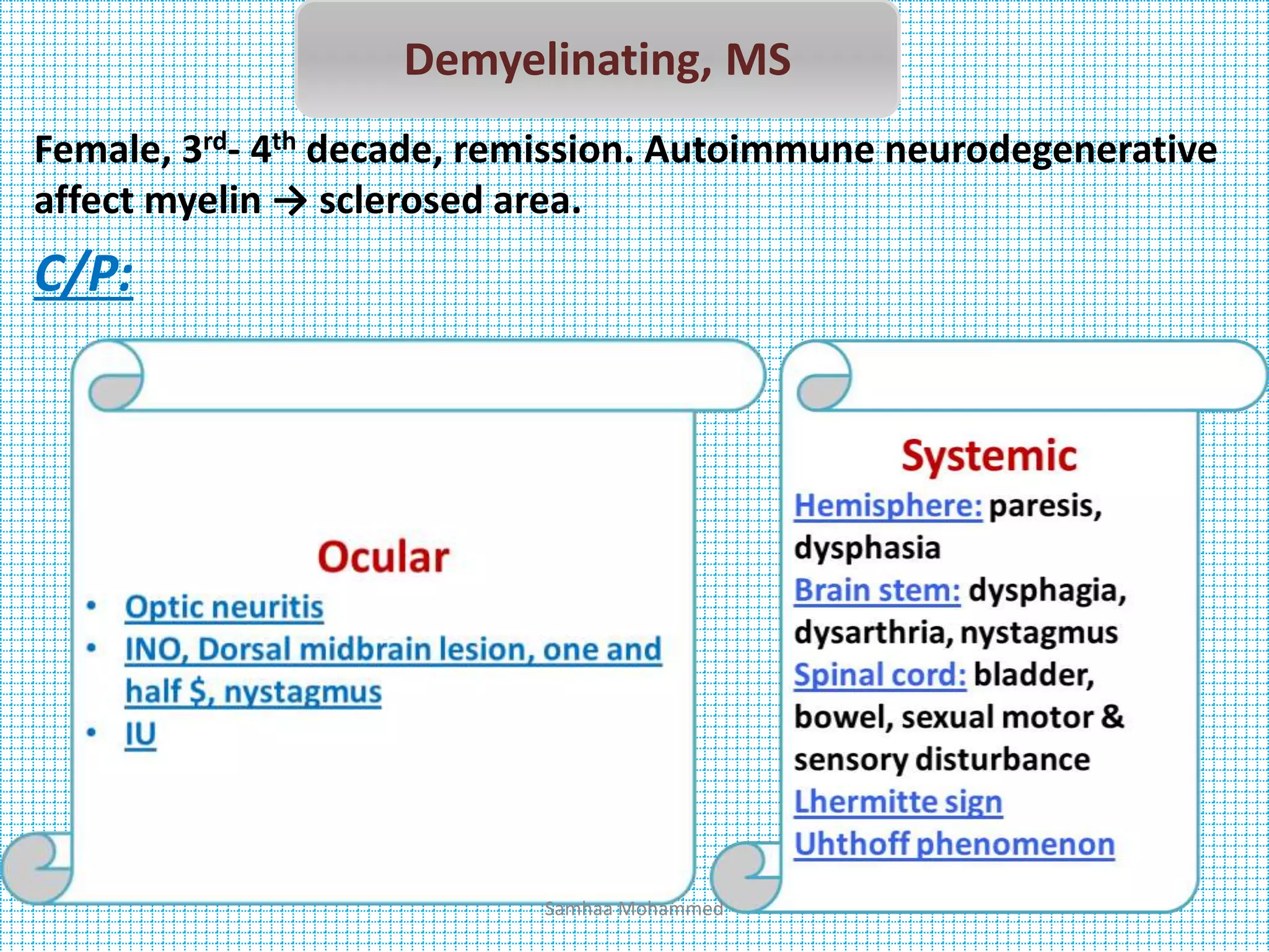 Neuro oph. 1 | PPT