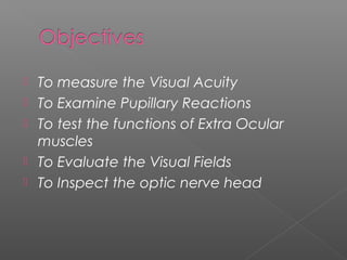 Neuro-opthalmology | PPT