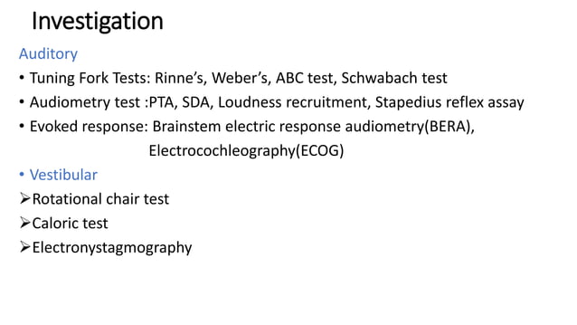 Neuro-otological aspects of Cerebellopontine angle SOL | PPTX | Ear ...