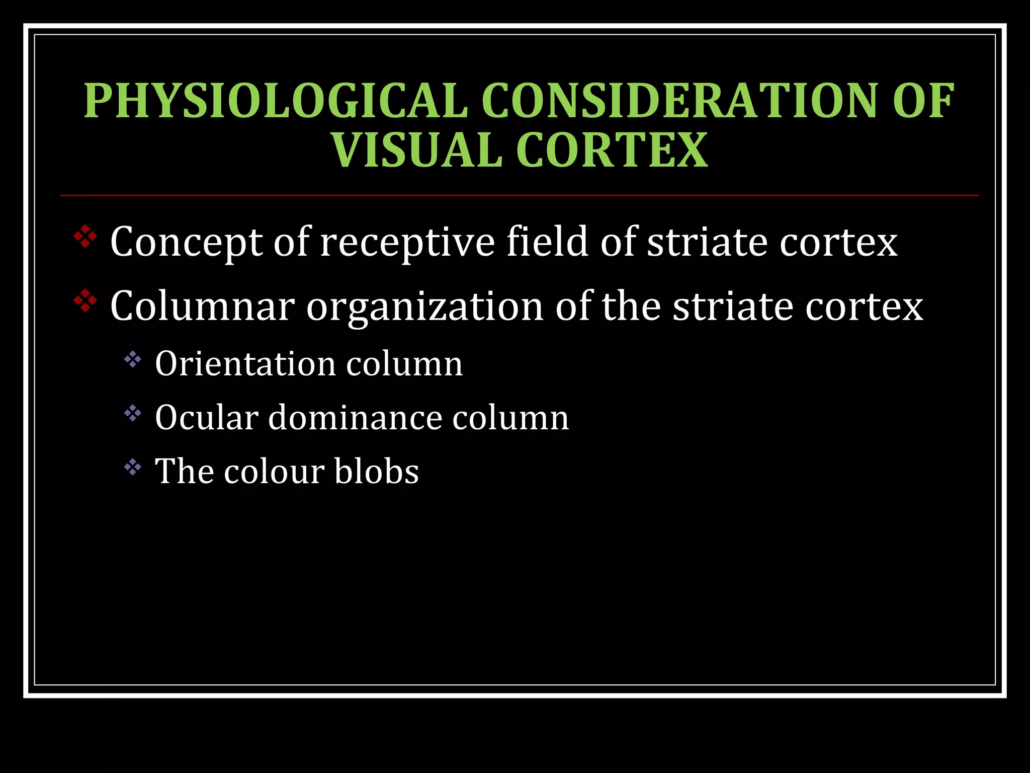 NEUROPHYSIOLOGY OF VISION | PPT