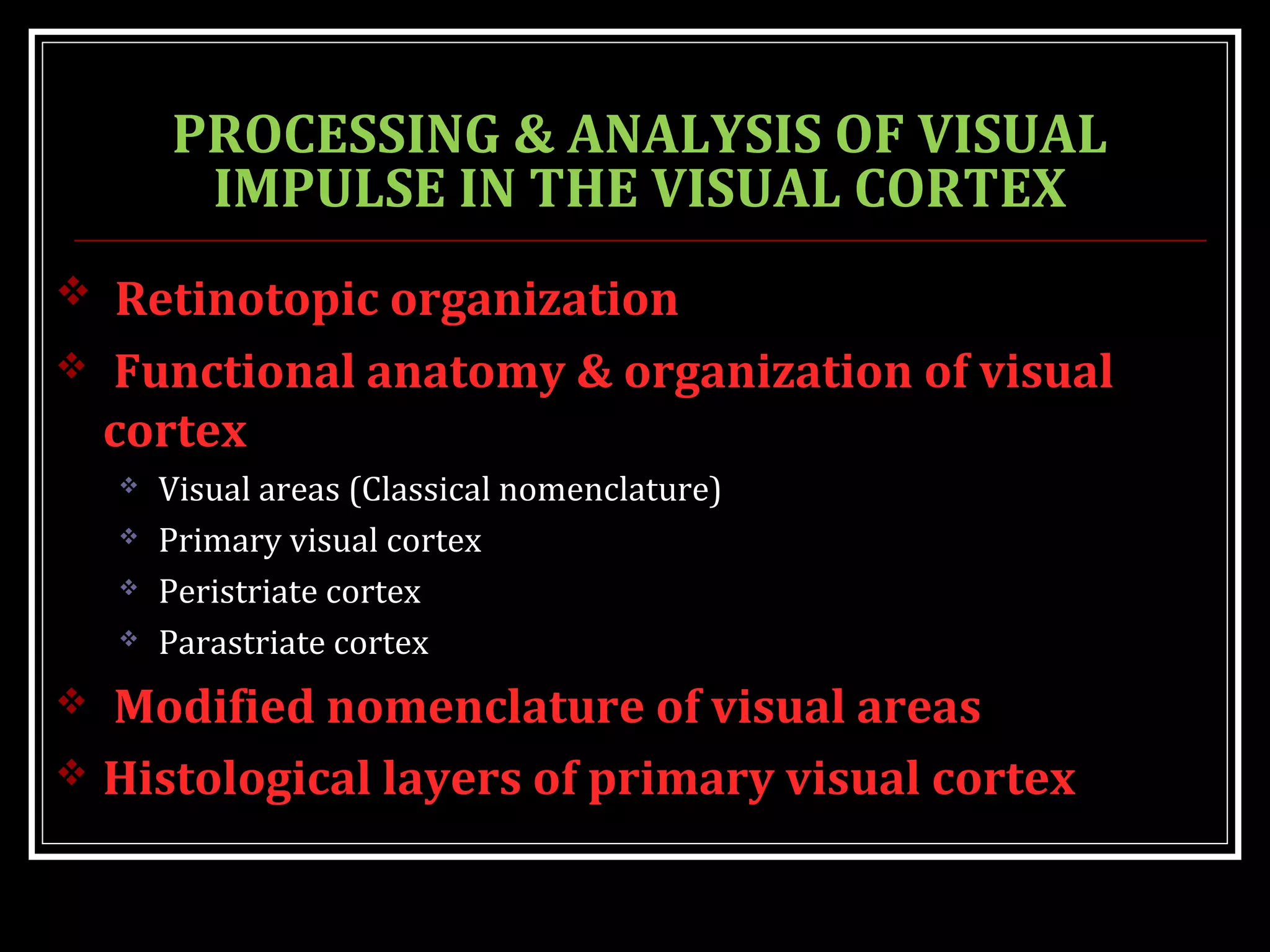 NEUROPHYSIOLOGY OF VISION | PPT