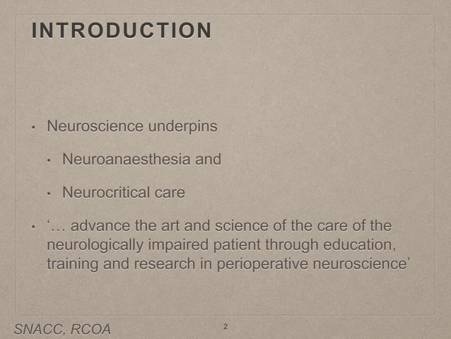 Neuroanaesthesia update | PPTX