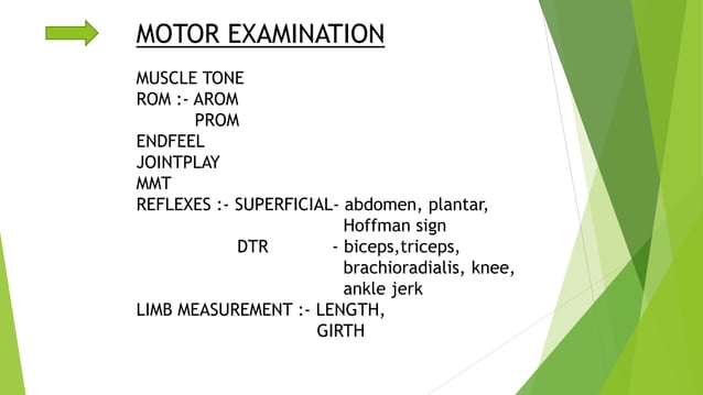 Neuro PT Assessment | PPTX