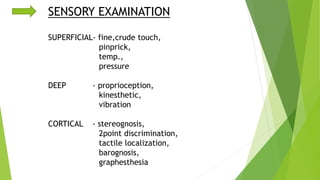 Neuro PT Assessment | PPTX