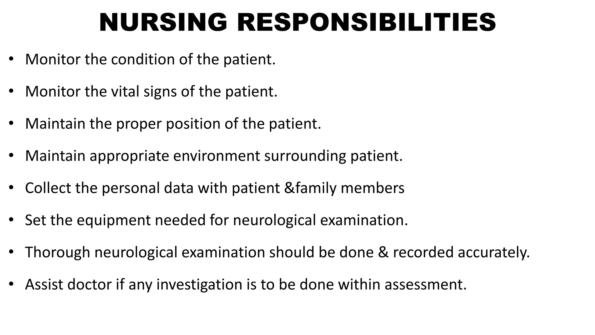 Neurological assessment | PPTX