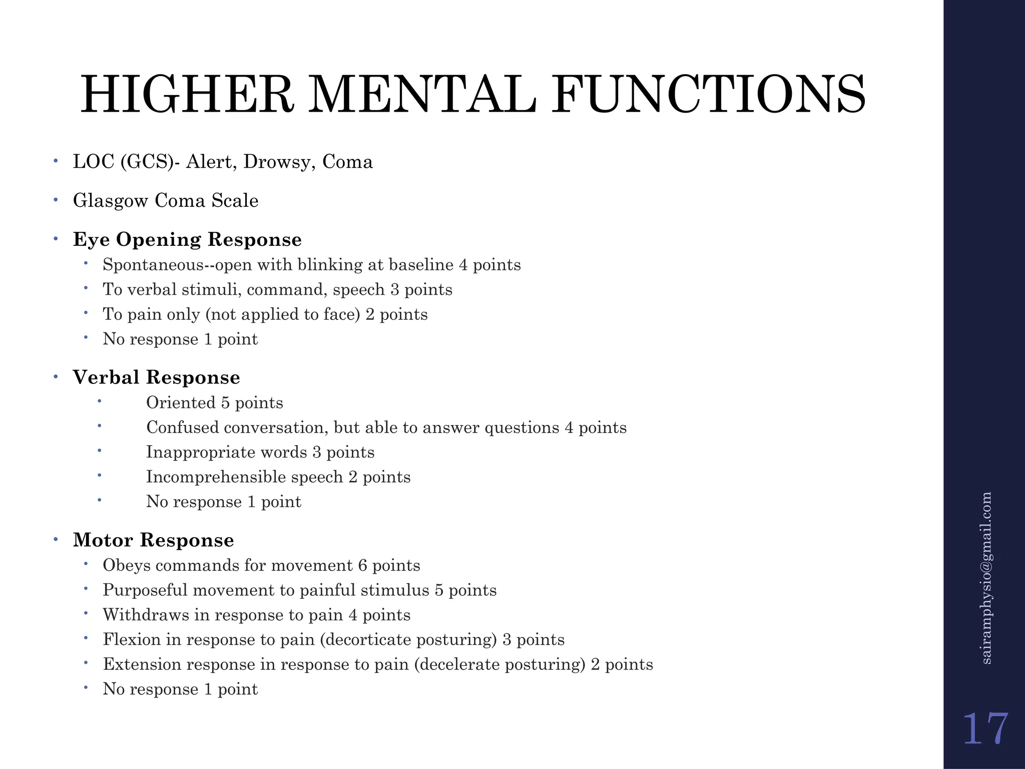 Neuro assessment for physiotherapy .PPTX