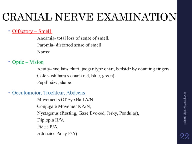 Neuro assessment for physiotherapy .PPTX