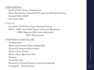 Neuro assessment for physiotherapy .PPTX