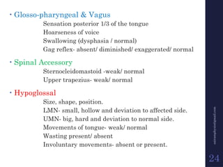 Neuro assessment for physiotherapy .PPTX