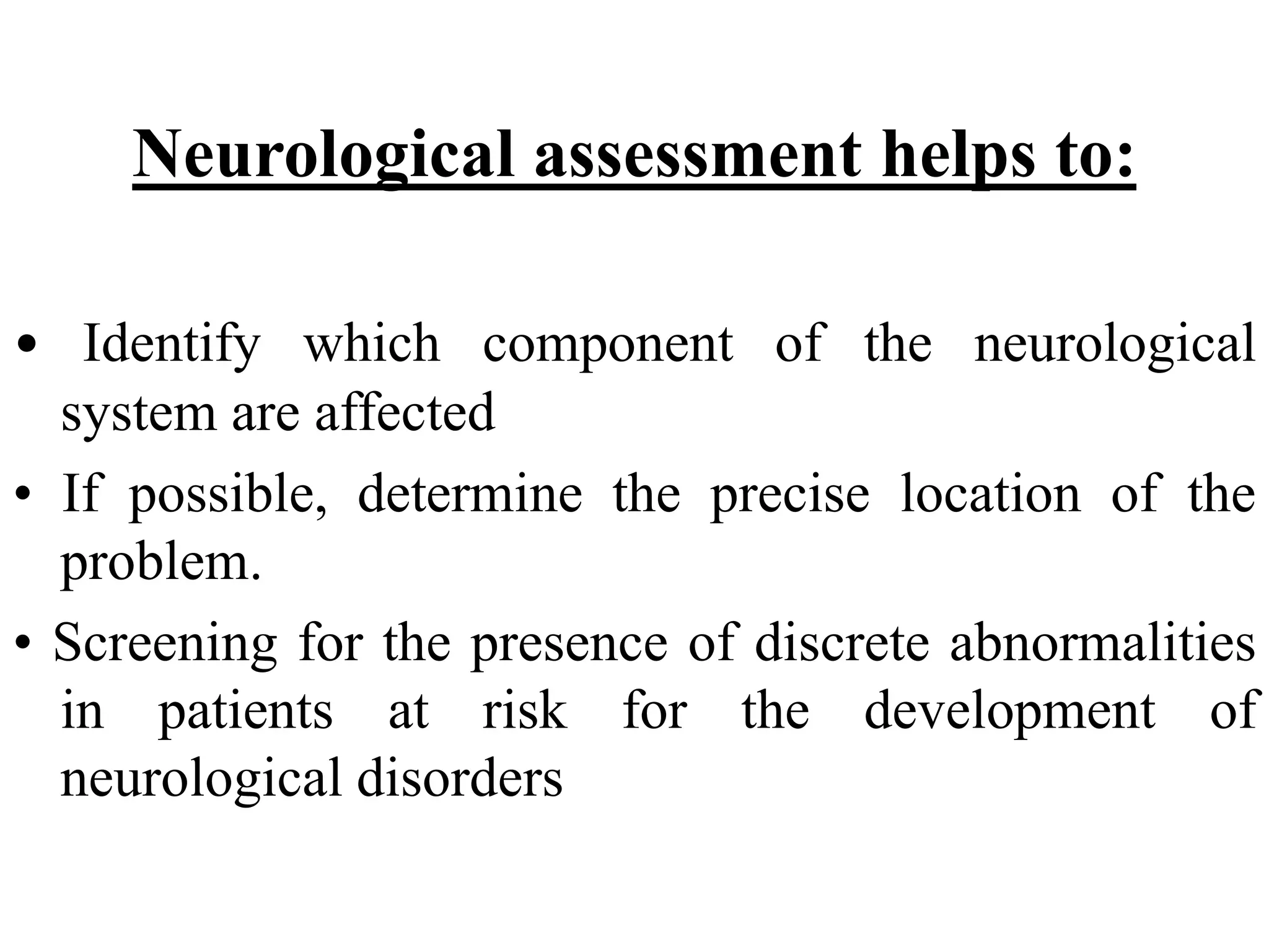 Neuro assesssment | PPTX