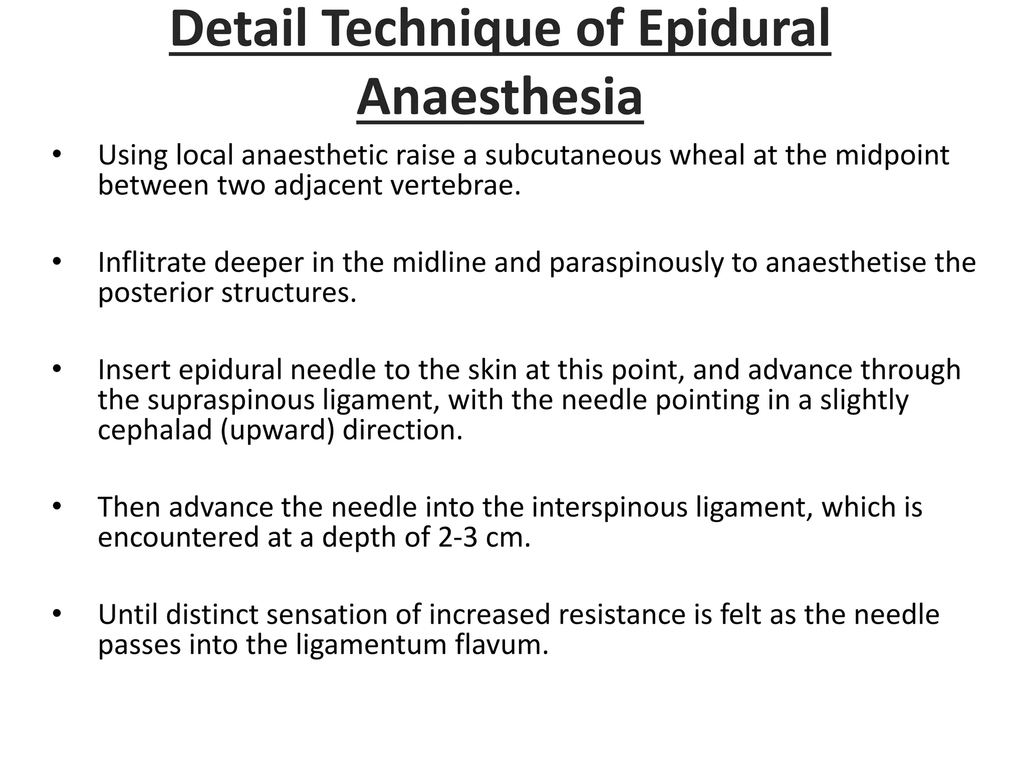Neuraxial anesthesia | PPTX