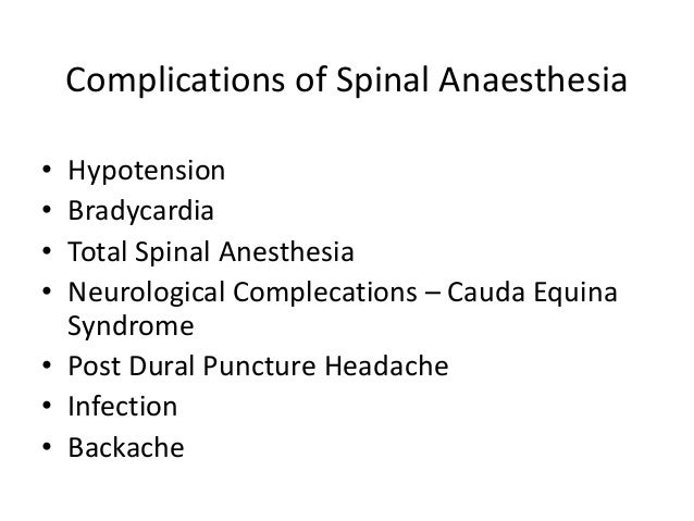 Overview of neuraxial anesthesia – PZGI