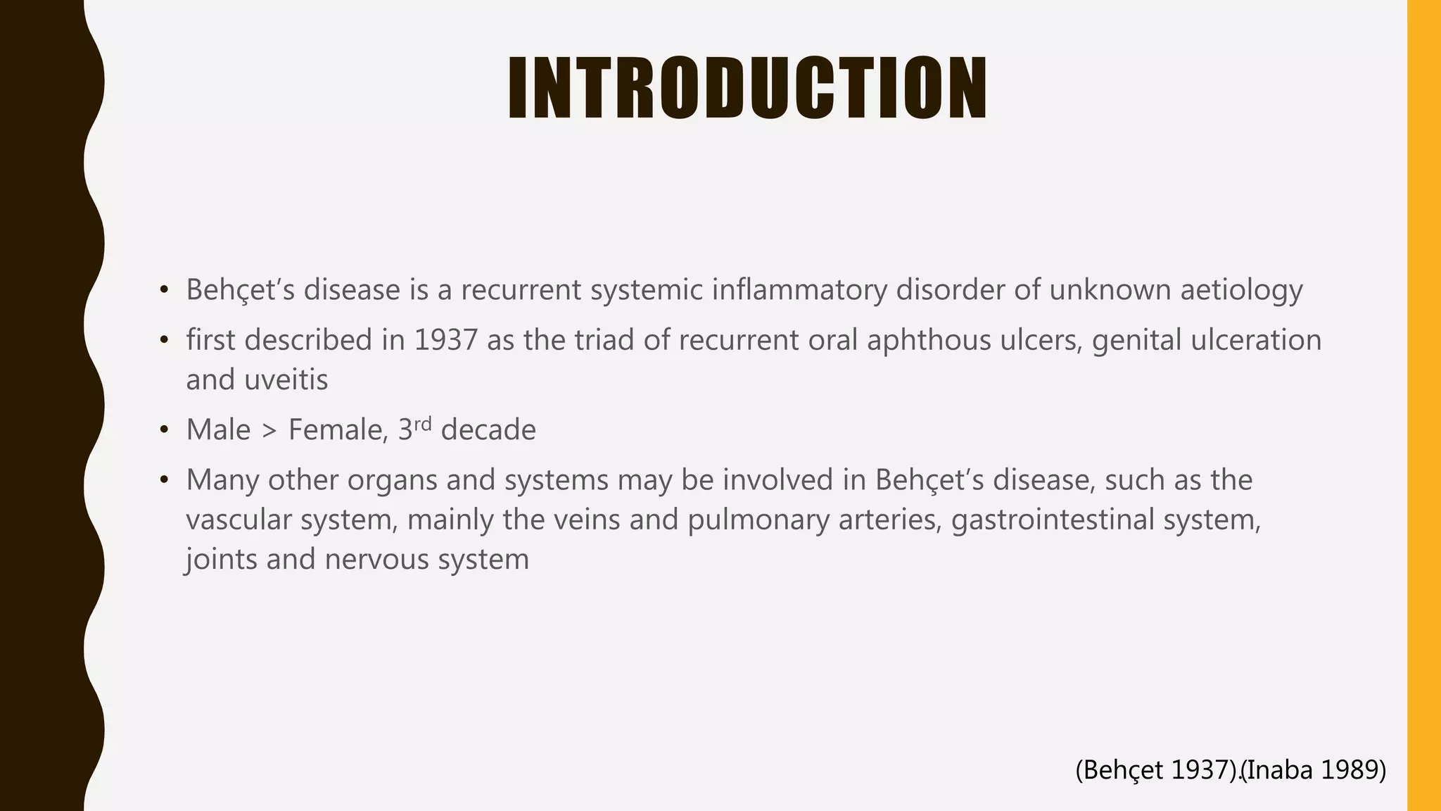 Neuro Behcet’s | PPTX