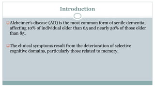 Neurobiological aspects-of-alzheimers-disease | PPT