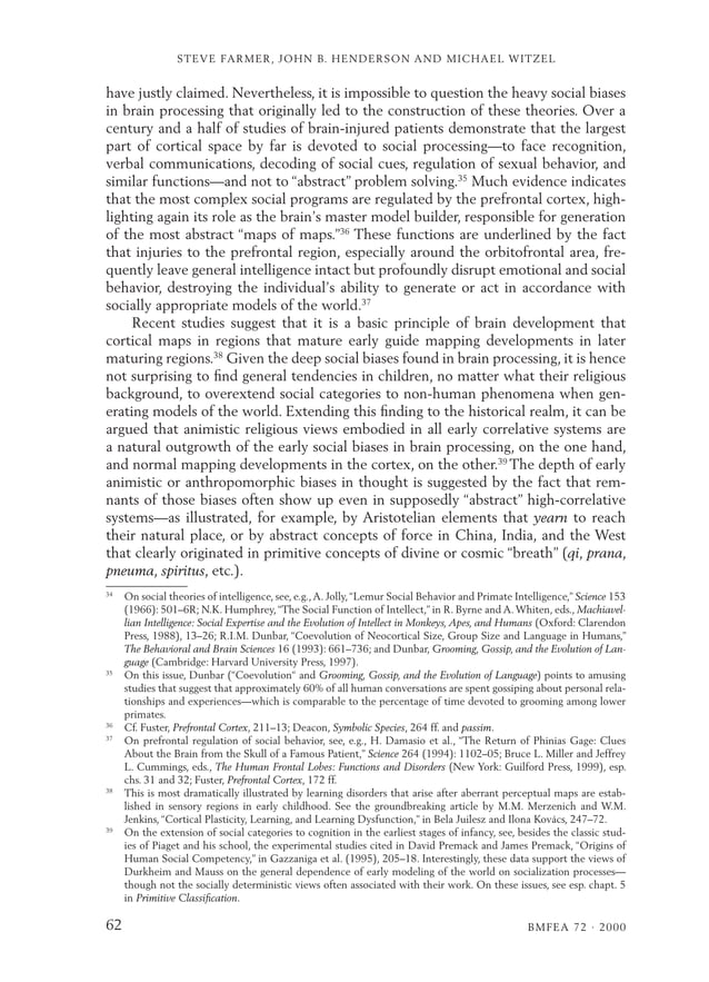 Neurobiology Layered Texts And Correlative Cosmologies — A Cross Cultural Framework For