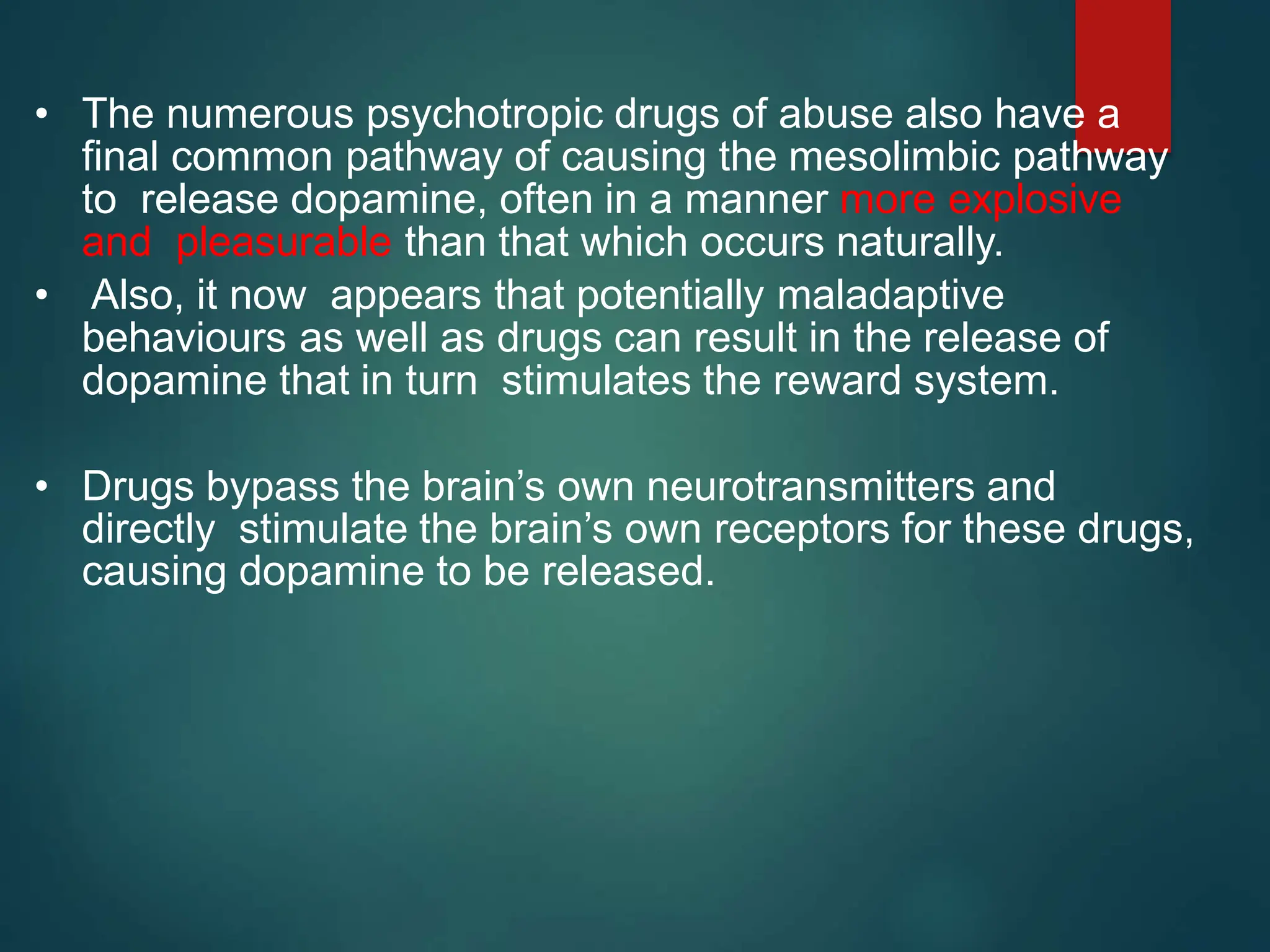 Addiction pptx neurology biological factors | PPT