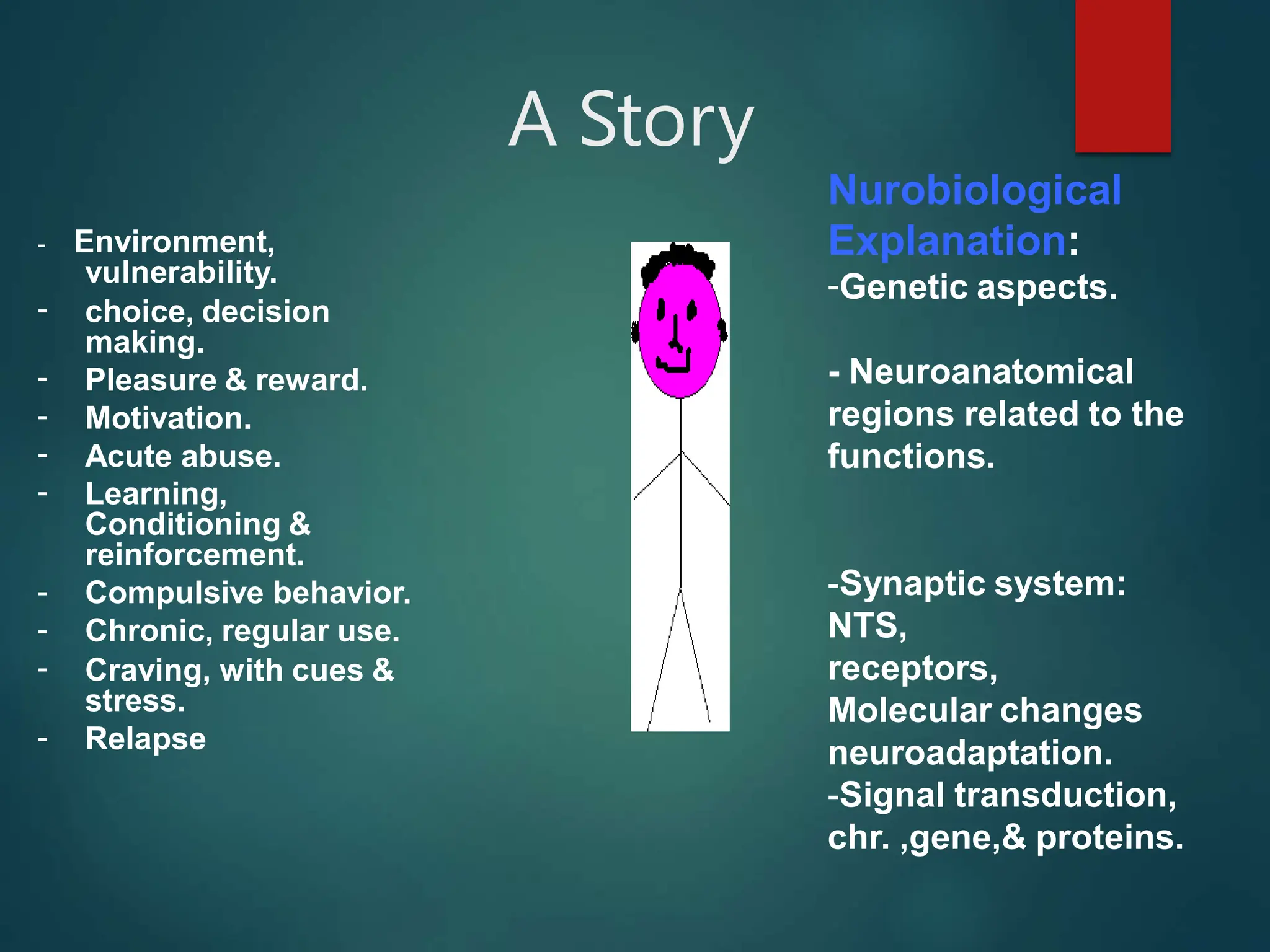 Addiction pptx neurology biological factors | PPTX