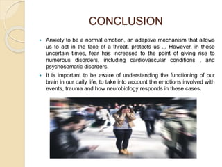 Neurobiology of anxiety in times of pandemic | PPTX