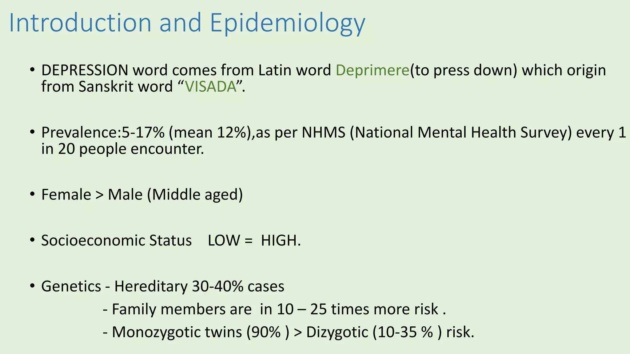 NEUROBIOLOGY OF DEPRESSION .pptx