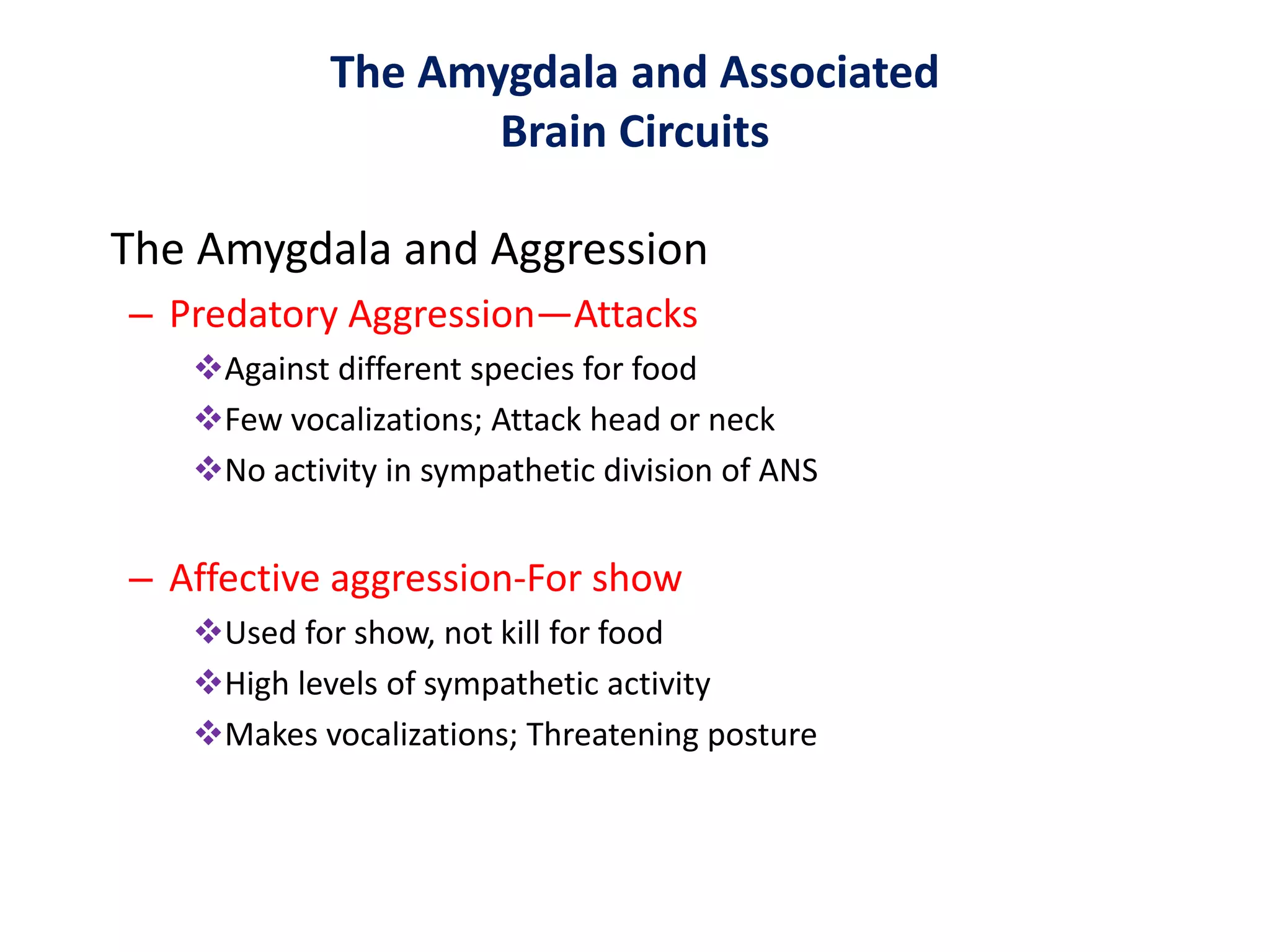 Neurobiology of emotion | PPTX