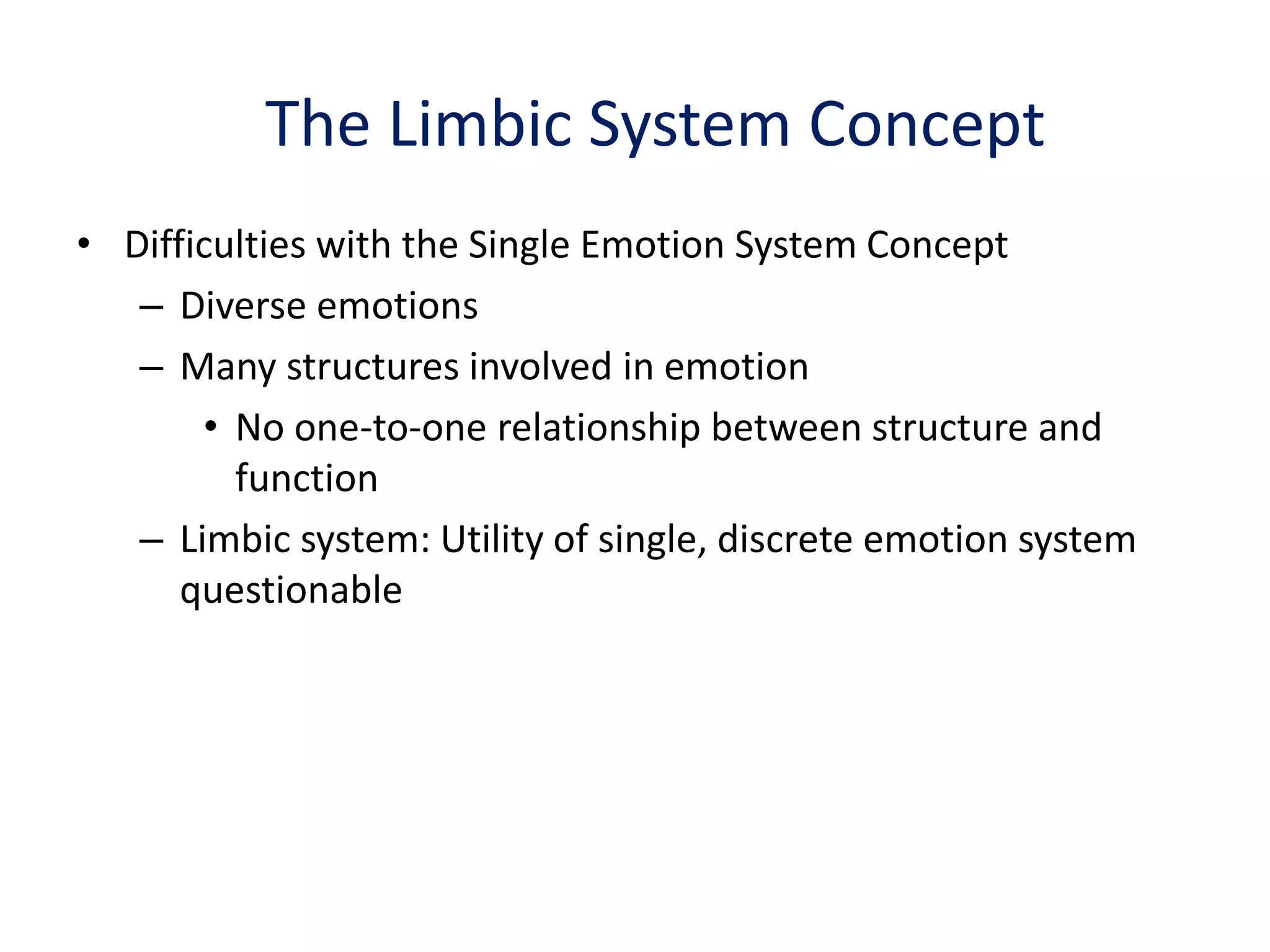 Neurobiology of emotion | PPTX