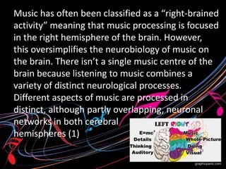 Neurobiology of music on emotion | PPTX