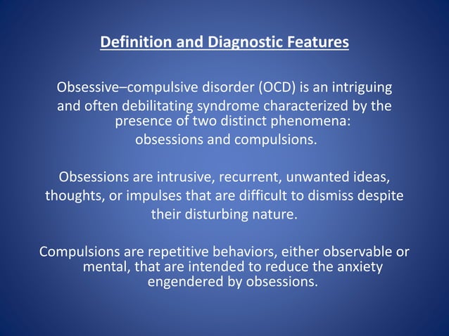 Neurobiology of OCD | PPTX