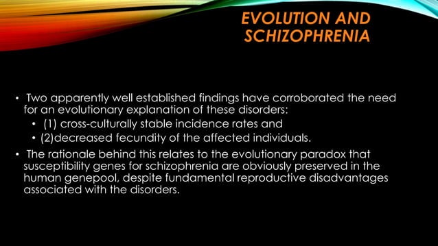 Neurobiology of schizophrenia | PPTX | Brain and Nervous System ...