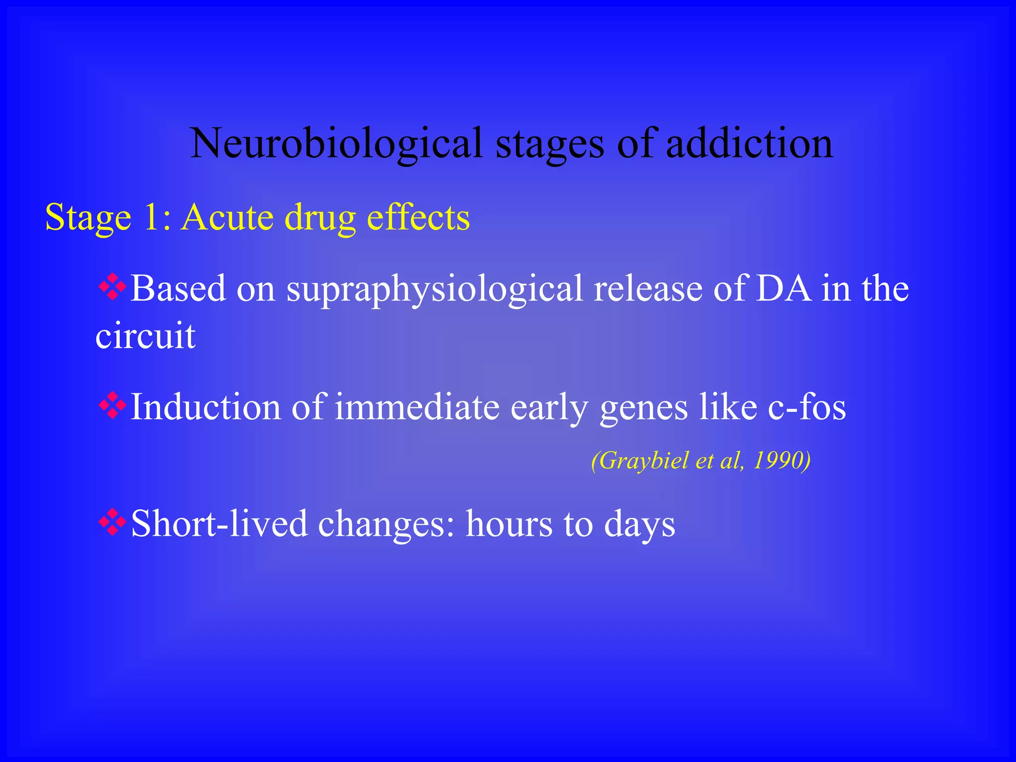 Neurobiology of substance dependence | PPTX