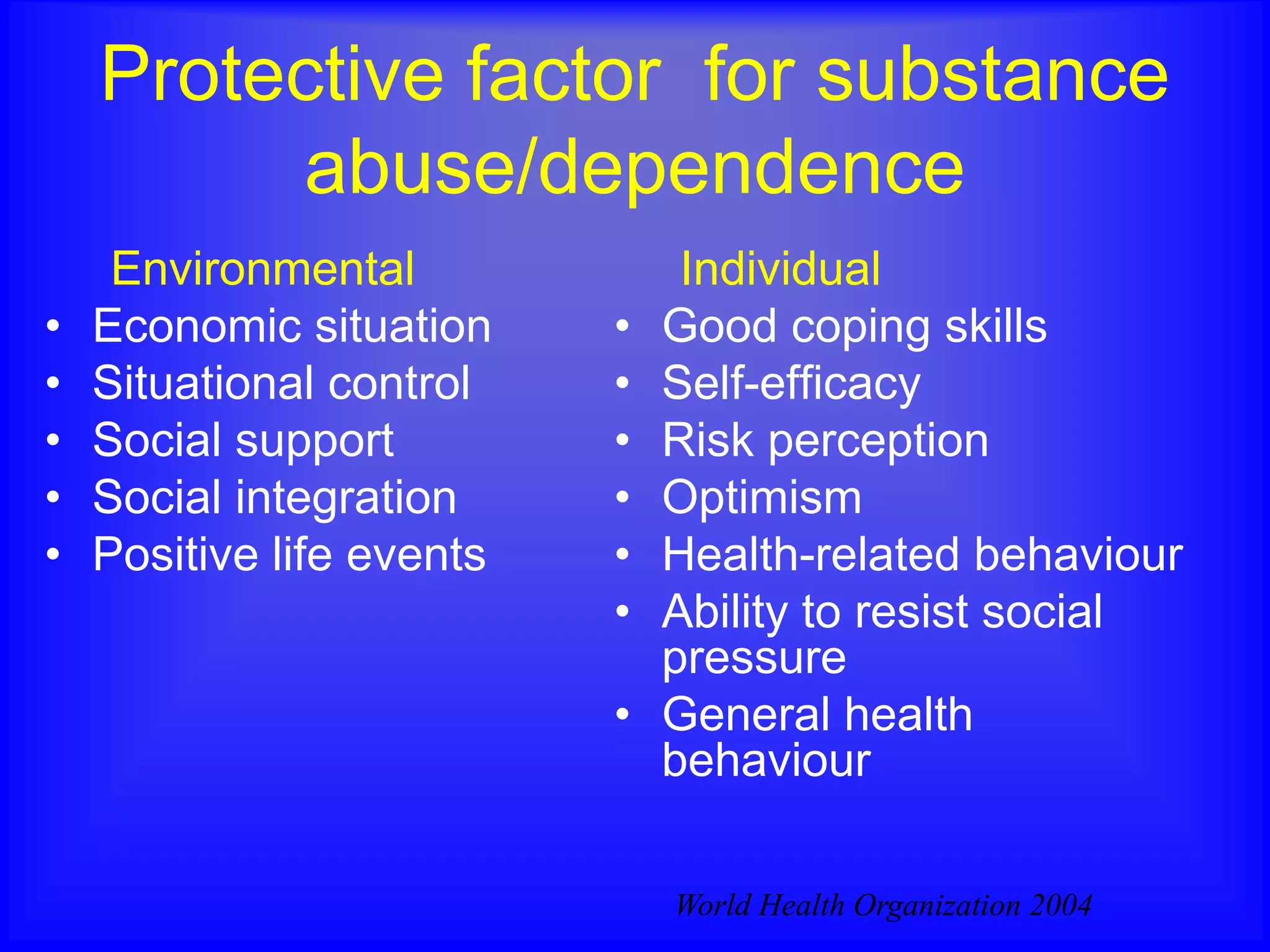 Neurobiology of substance dependence | PPTX