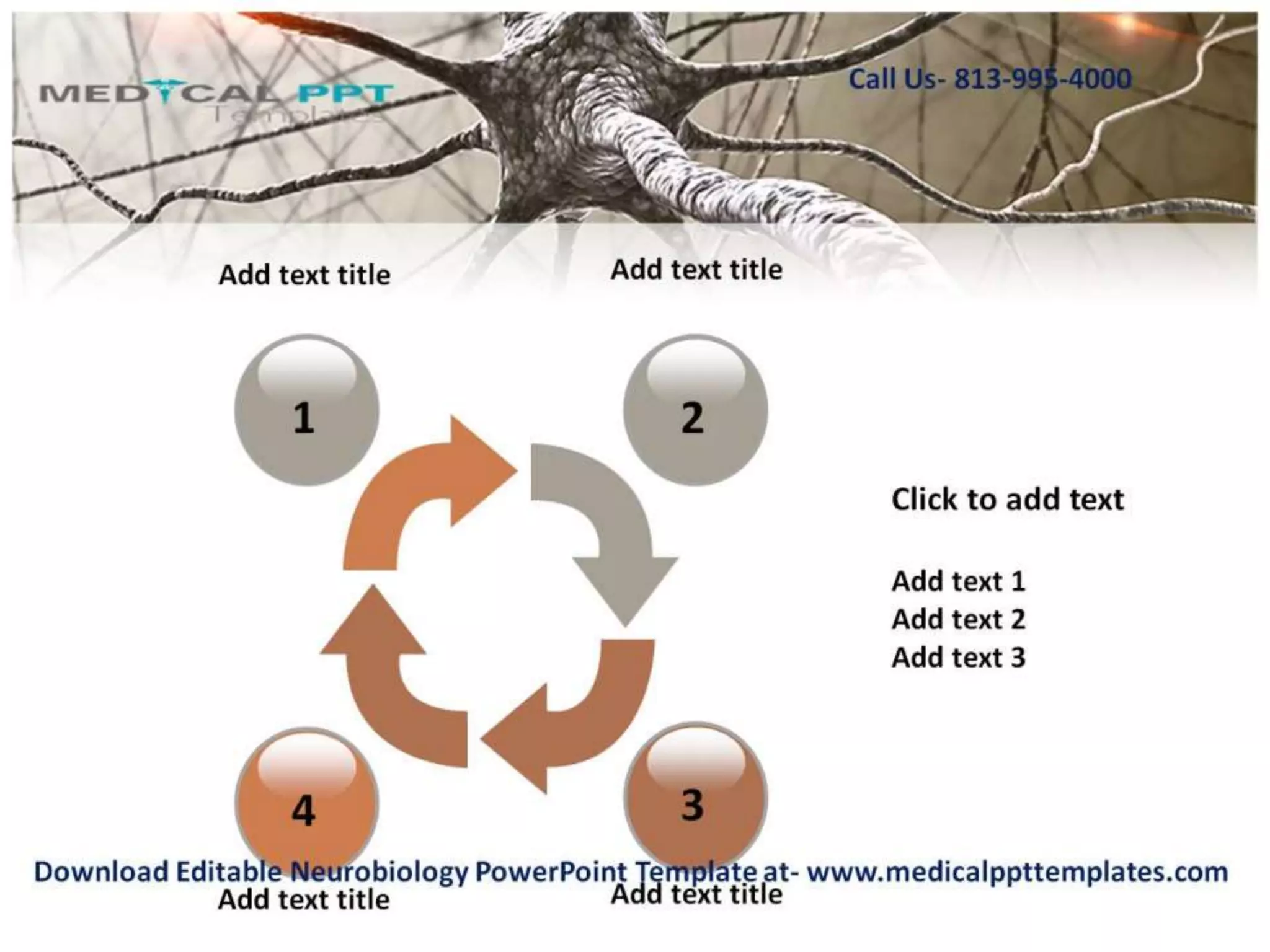 Editable Neurobiology PowerPoint Template | PPT | Free Download