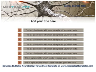 Editable Neurobiology PowerPoint Template | PPTX