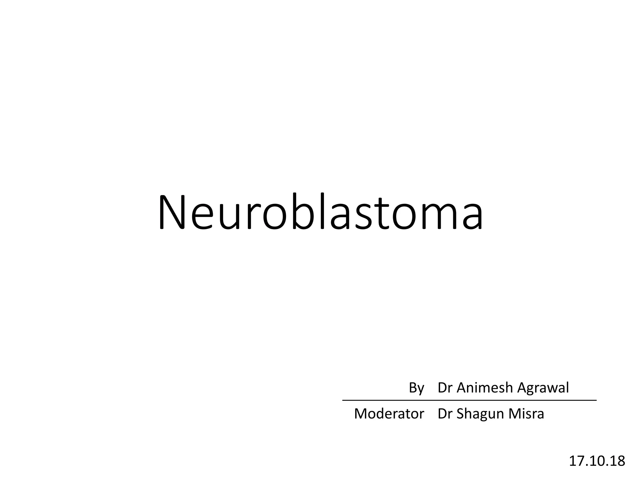 Neuroblastoma | PDF