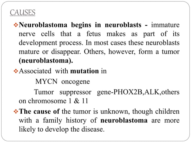 Neuroblastoma | PPTX