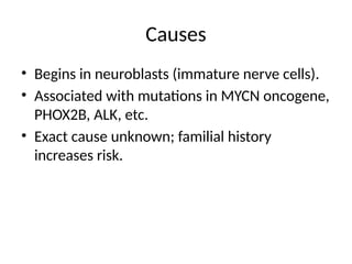 Neuroblastoma_Presentation classification and staging and treatment (1 ...