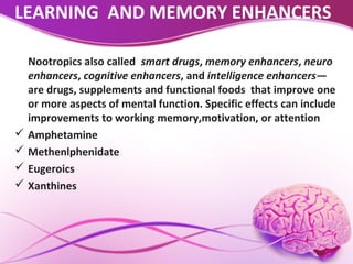 Neuro chemistry of Learning and memory | PPT