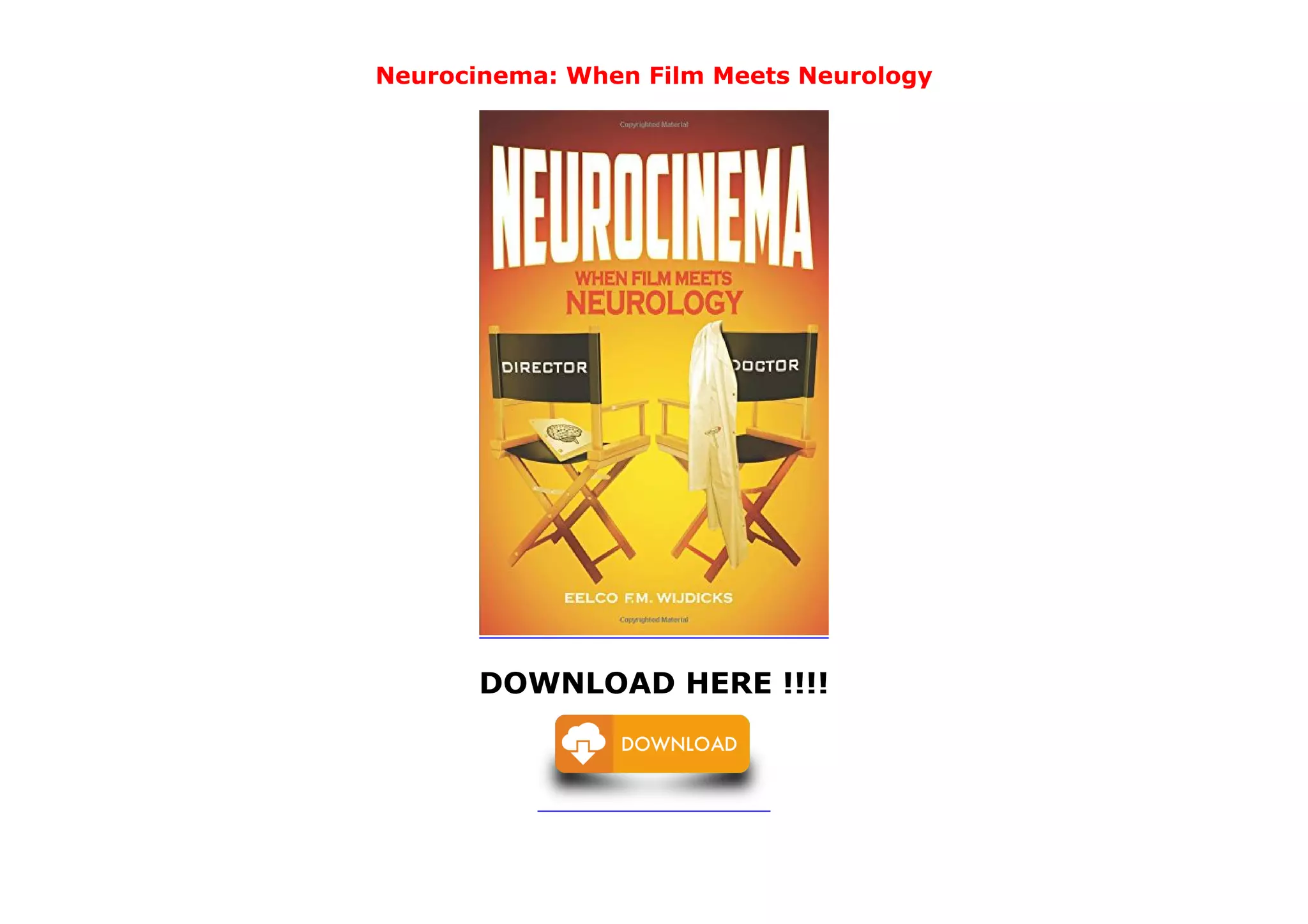 Neurocinema: When Film Meets Neurology | PDF