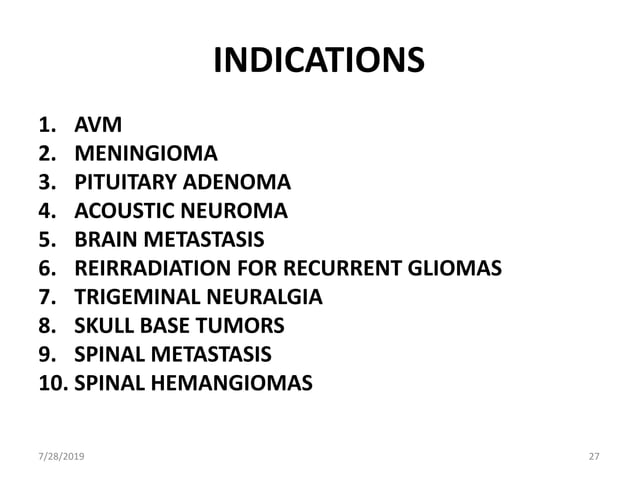 OVERVIEW OF SRS/SRT IN BRAIN TUMORS | PPTX