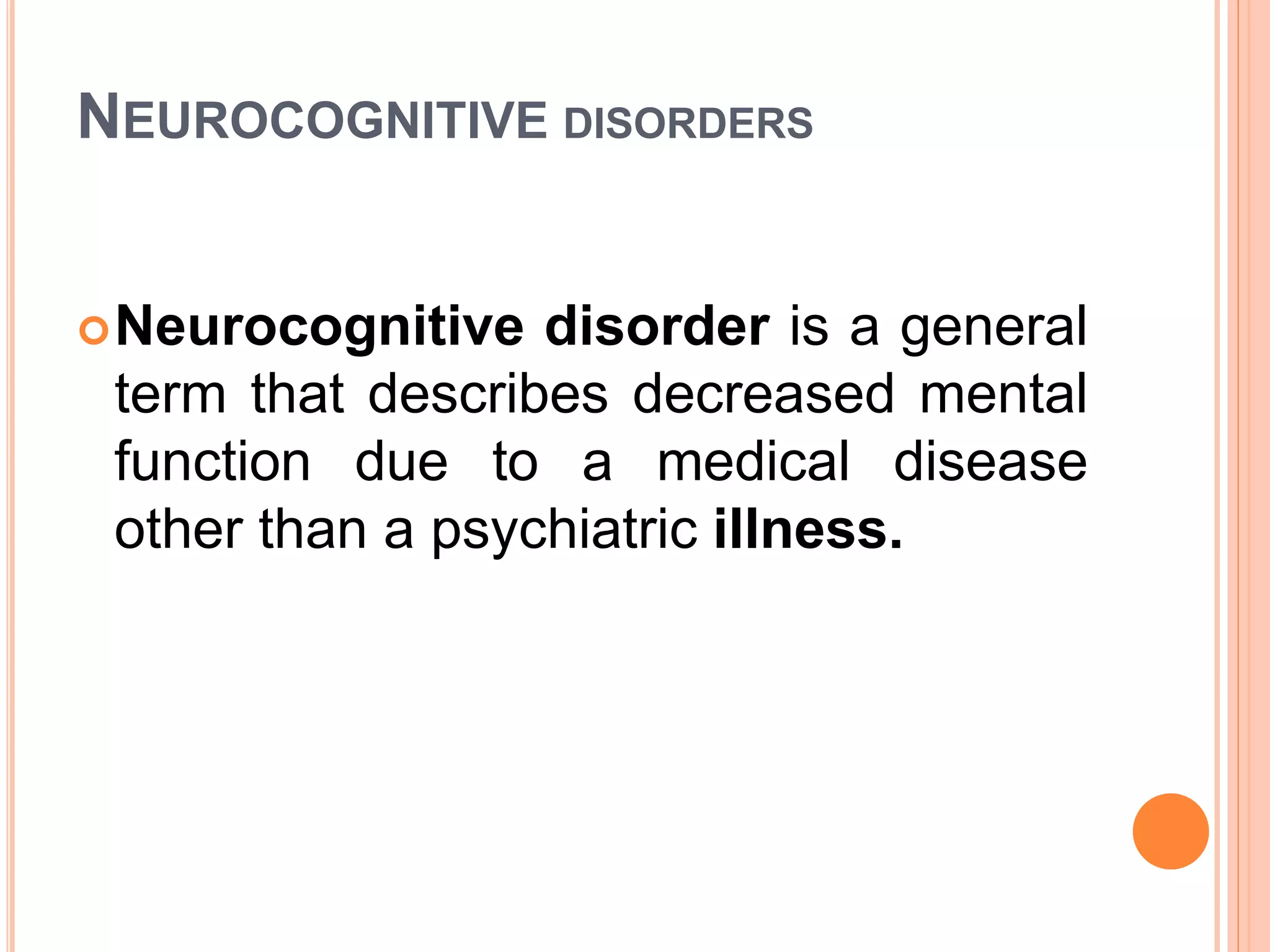 neurocognitive personality disorder | PPT
