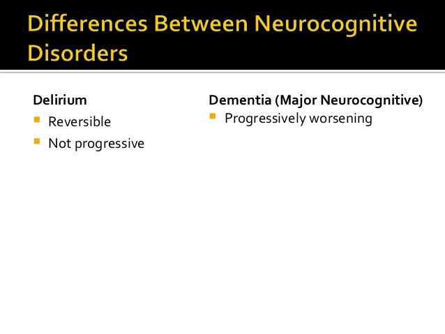 Neurocognitive Disorders for NCMHCE Study