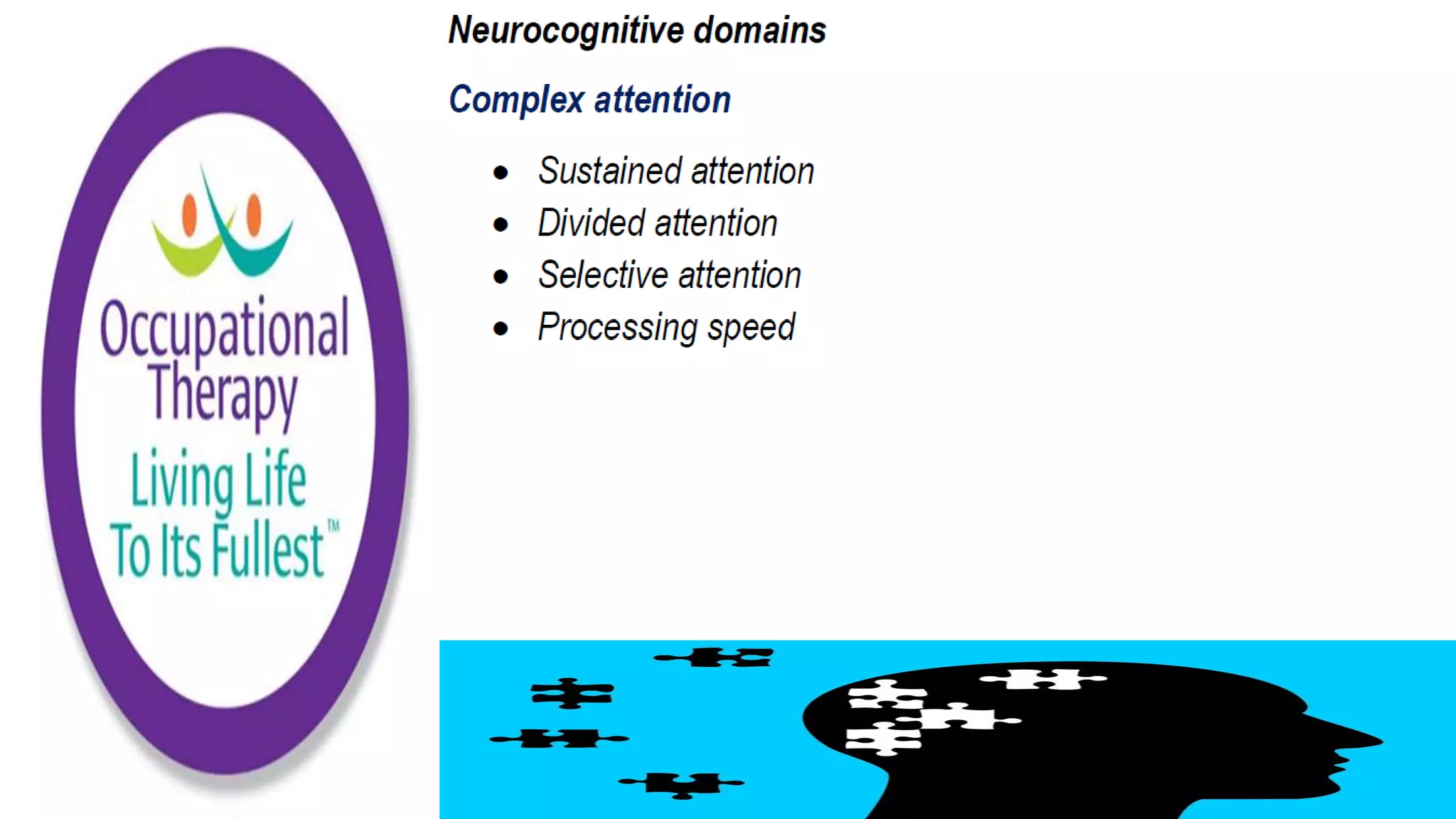 Neurocognitive Domains and Dementia | PPTX