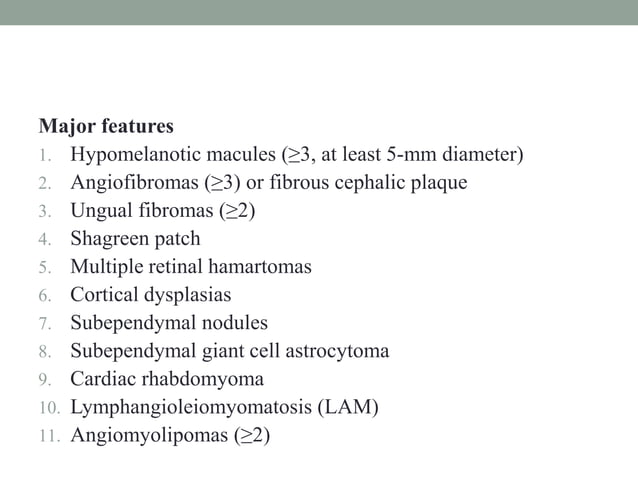 Neurocutaneous syndrome | PPTX | Skin and Dermatology | Diseases and ...