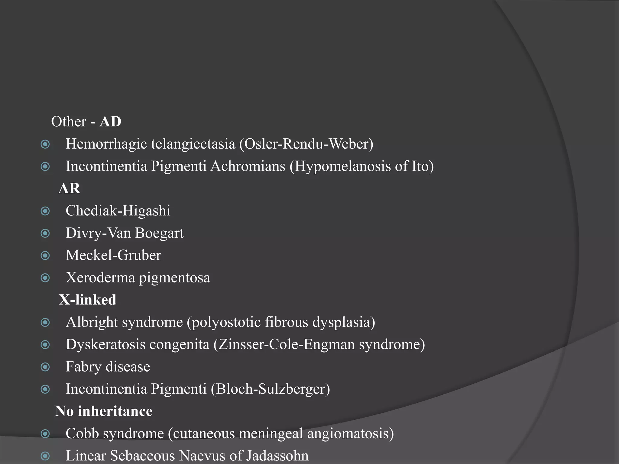 Neurocutaneous syndromes | PPTX