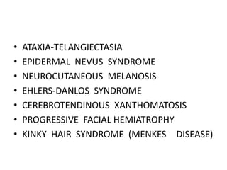 Neurocutaneous syndromes | PPTX