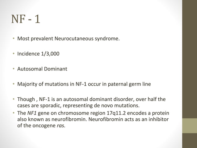 Neurocutaneous Syndromes | PPTX | Brain and Nervous System Disorders ...