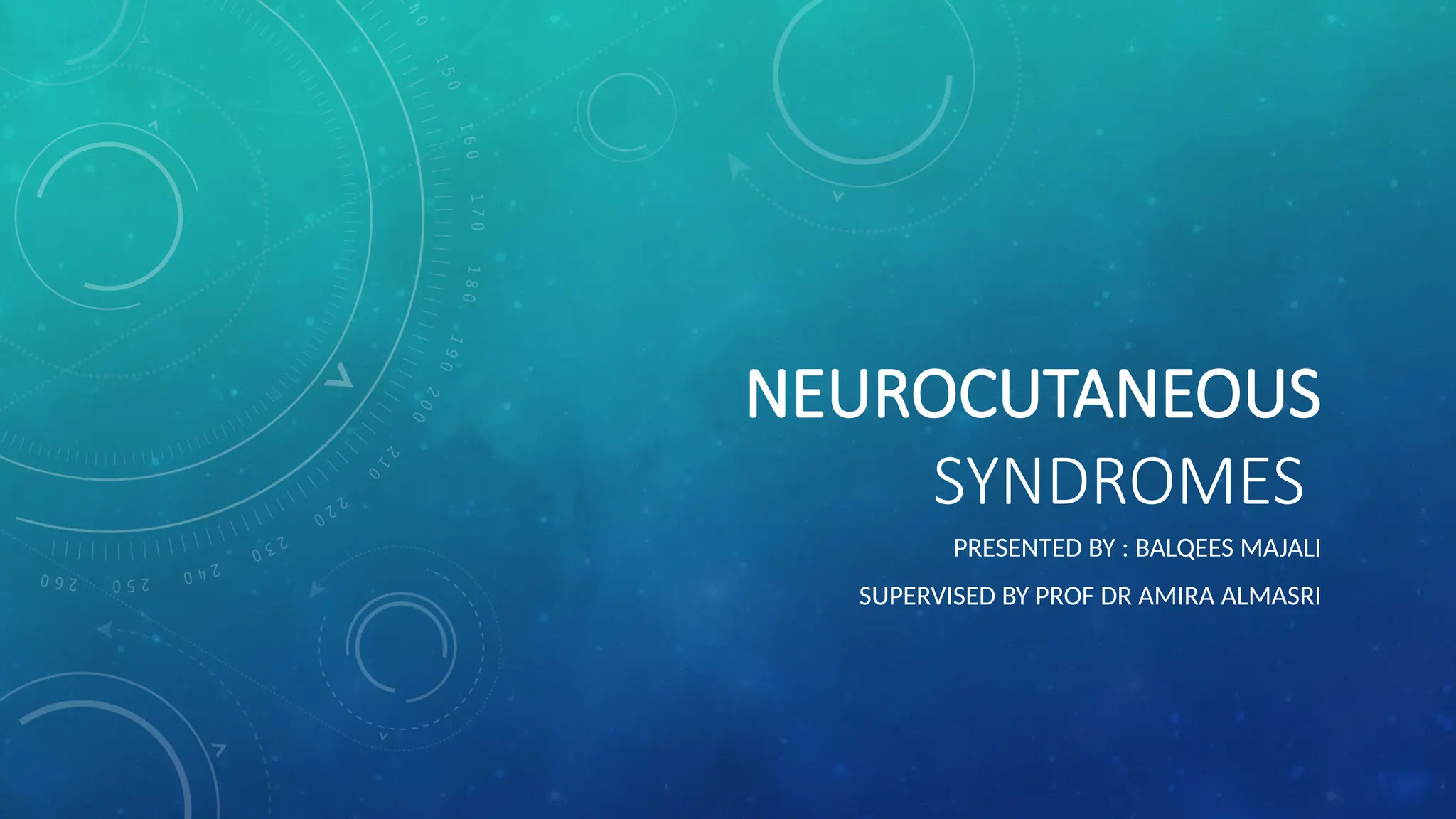 neurocutaneous syndromes . child neurology | PPTX