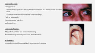 Neurocutaneous syndromes final powepoint | PPTX