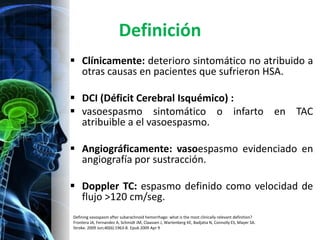 Neurocx vasoespasmo | PDF
